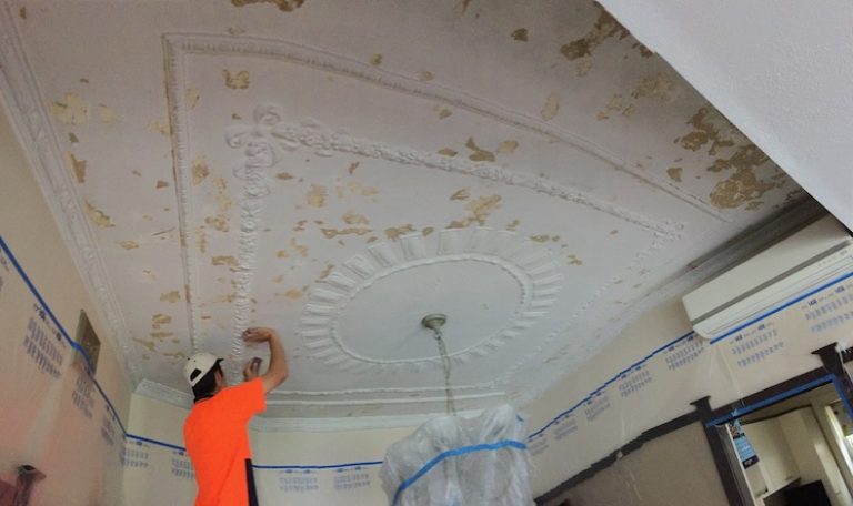 Plaster ceiling resurfacing - North Strathfield - Men In White